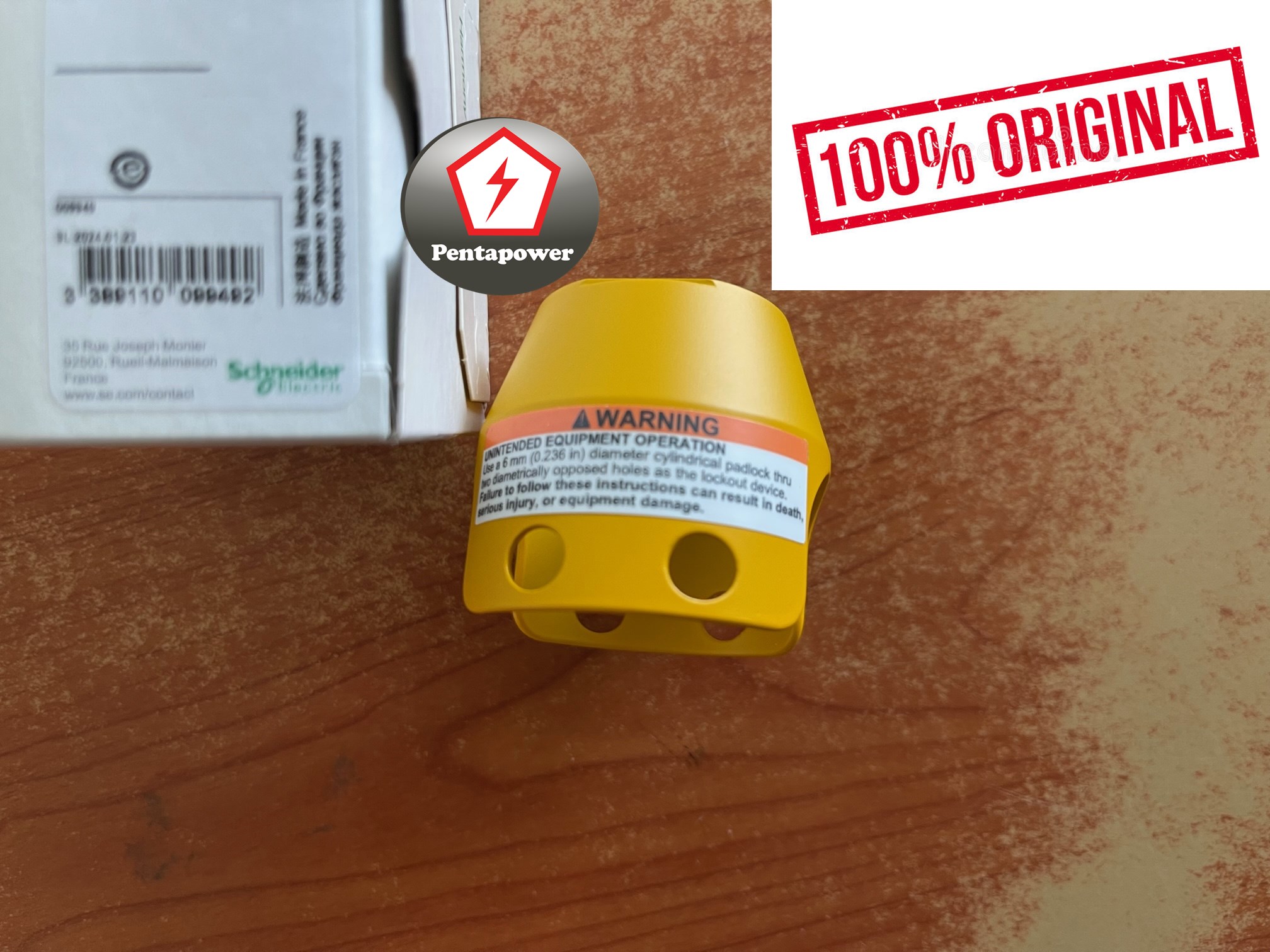 SCHNEIDER ELECTRIC ZBZ1605 Padlockable guard for mushroom head 40mm ...