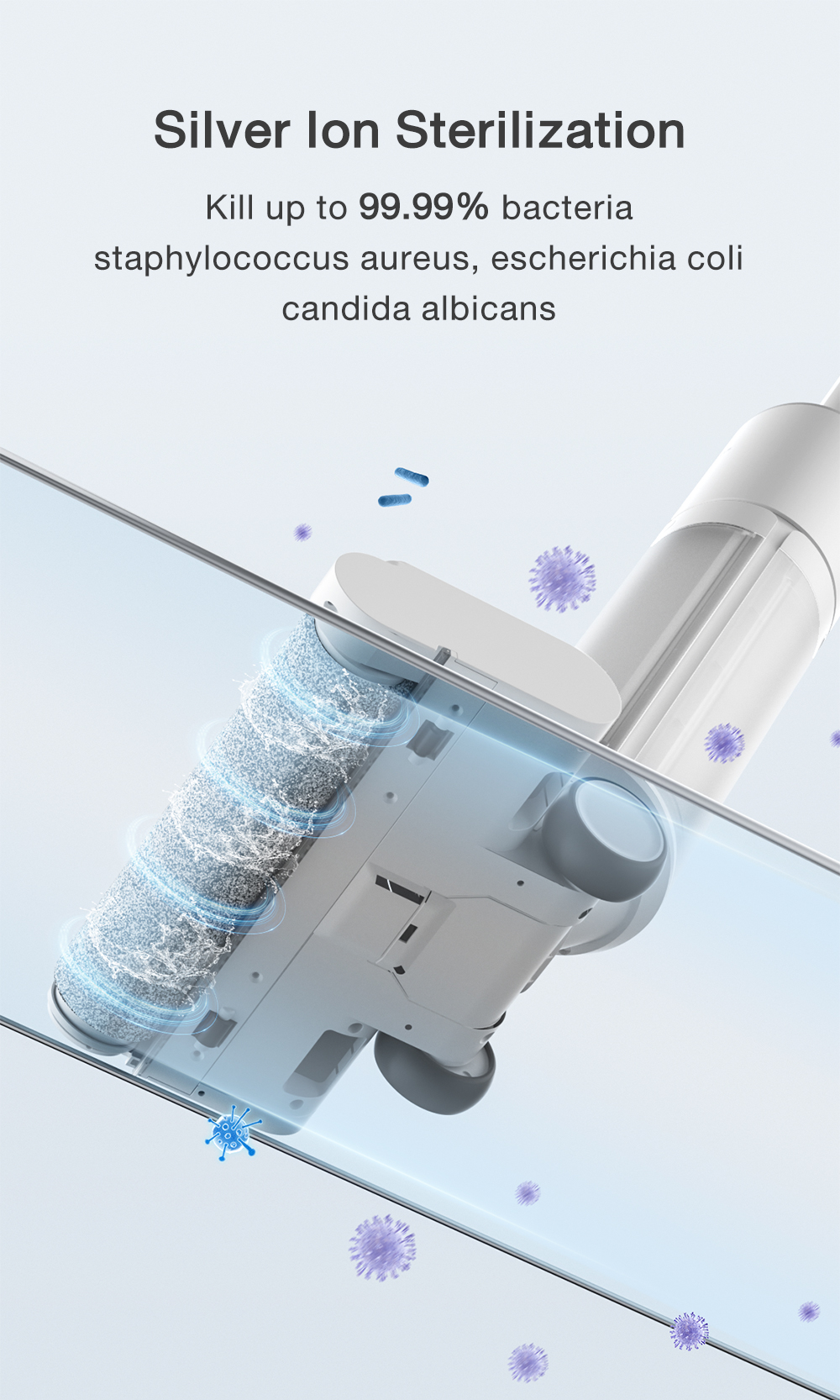 Simplus Wet&Dry Cordless Floor Washer|2.8kg Lightweight|Tangle-Free ...