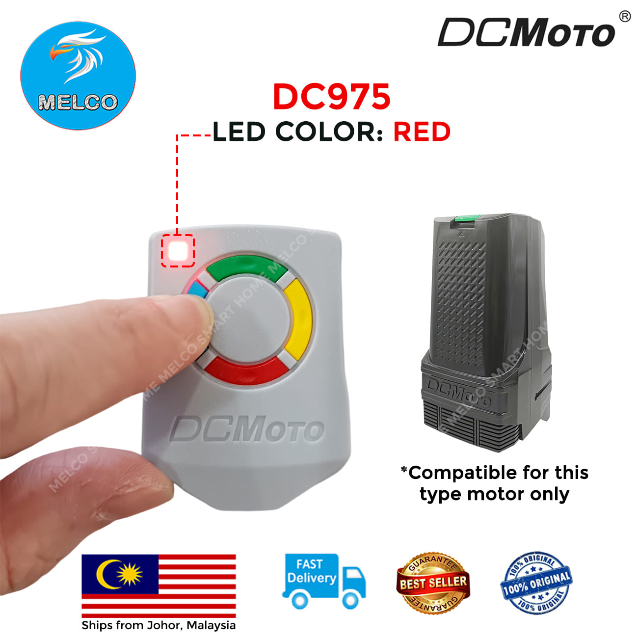 Remote Control Autogate DC 925 & DC 975 DC Motor Original Multifunction ...