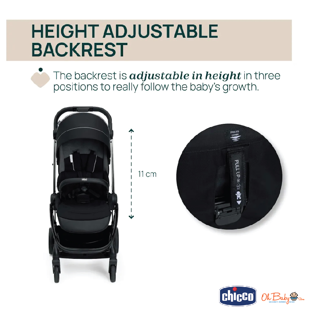 Chicco One4Ever Lounge Self Folding Two Ways Facing Stroller [Free ...