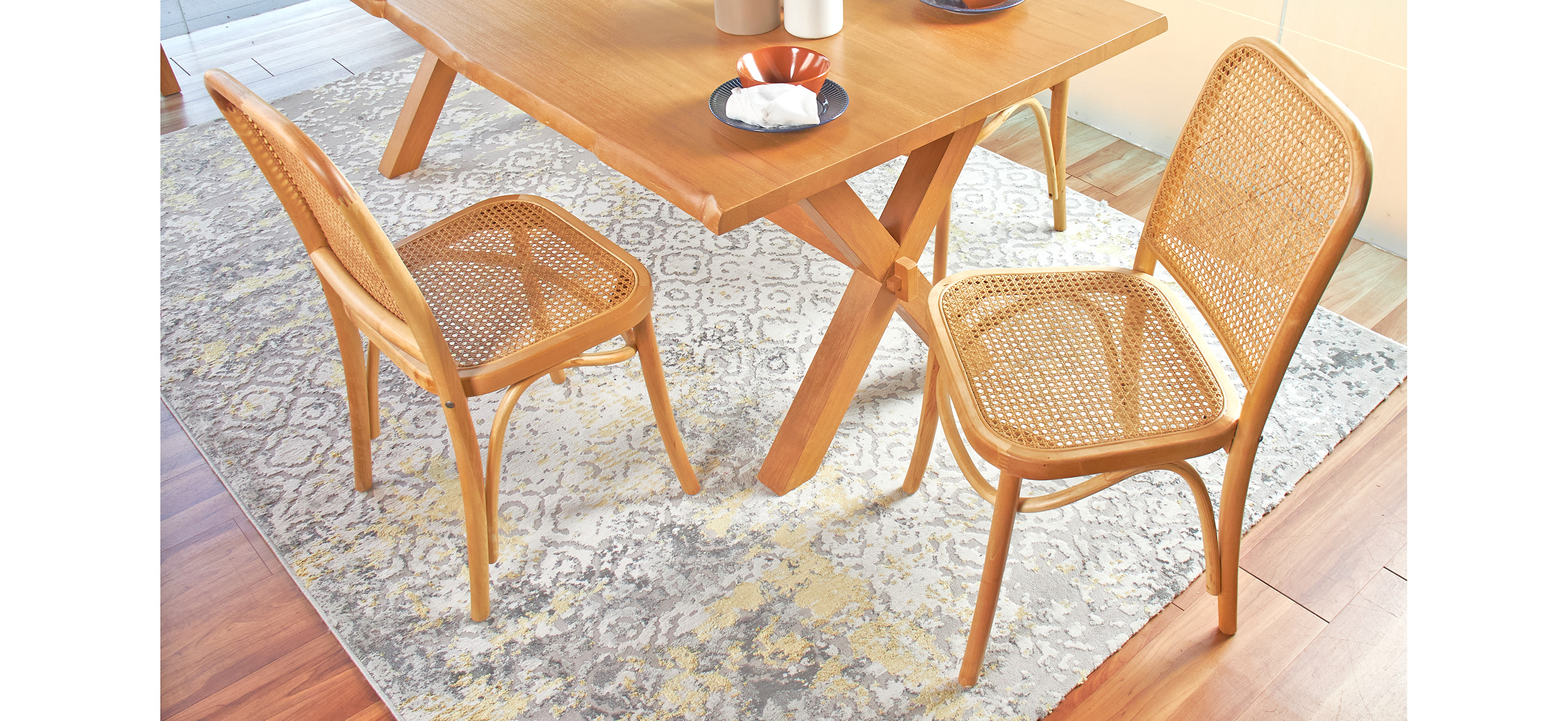 Kerusi Rotan Moden Unik LUDVIKA Natural Woven Rattan Chair Muji Japandi ...