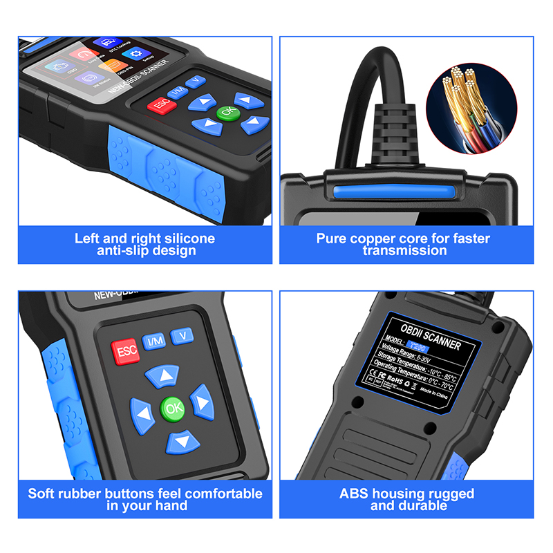 T200 OBD2 Car Scanner Proton Perodua Automotive Troubleshooter Engine ...