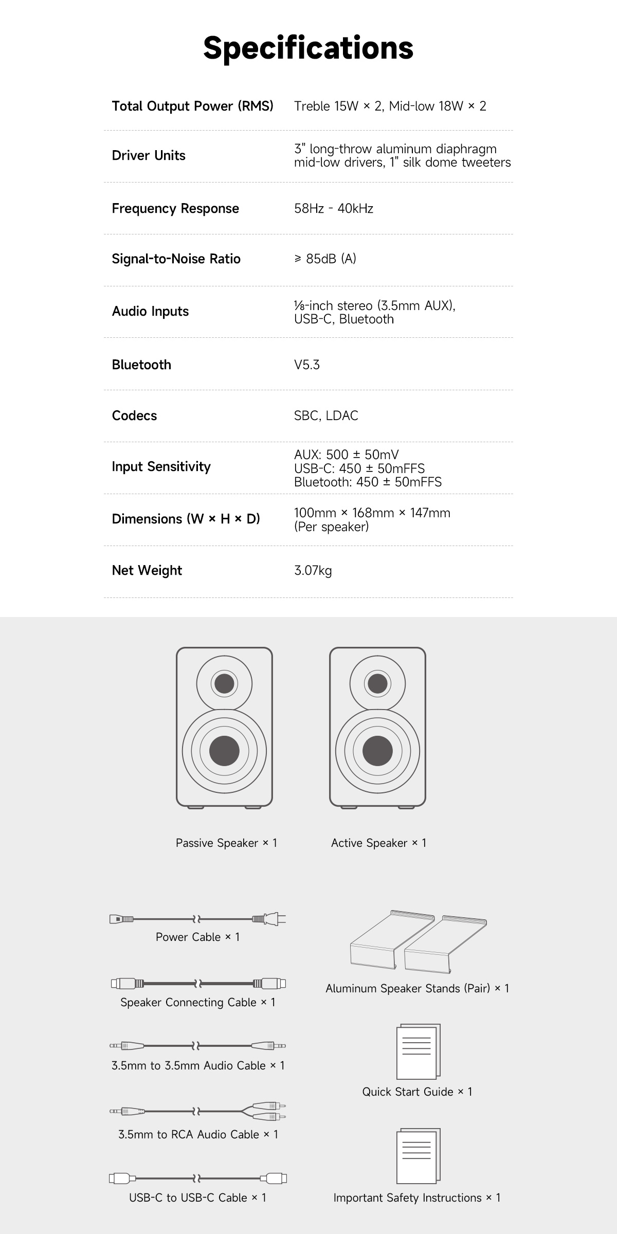 Edifier M60 Compact 2.0 Multimedia PC Speaker works with EDIFIER ConneX ...