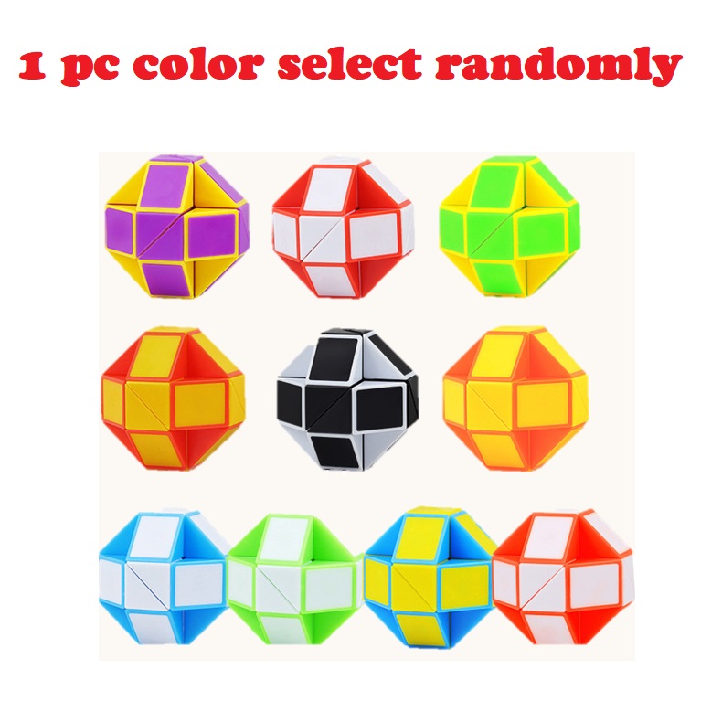 Mini Twist Puzzle Magic Snake Cube Ruler Fidget Sensory Snake ...