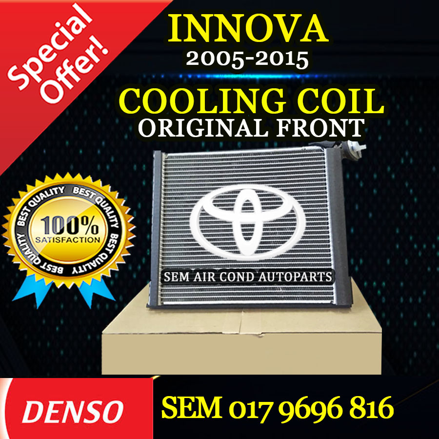 TOYOTA INNOVA 2005-2015 YEAR ORIGINAL DENSO FRONT COOLING COIL ...