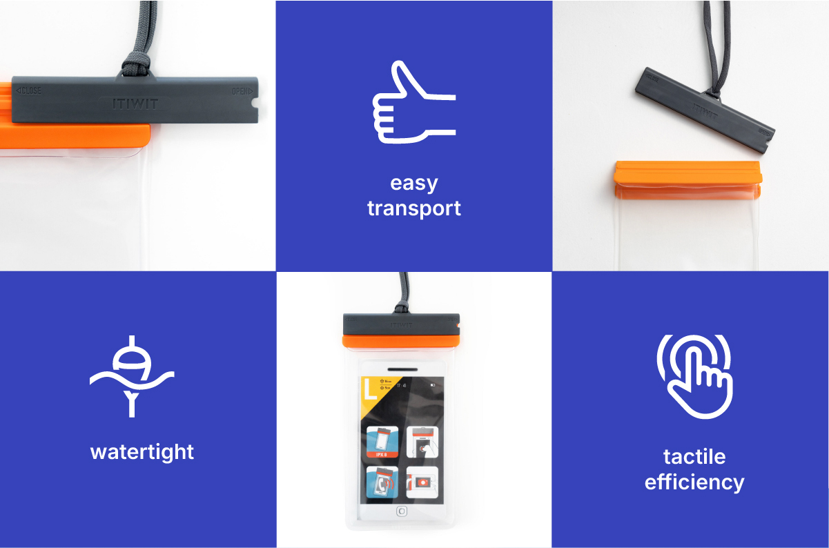 Decathlon IPX8 Water Sports Waterproof Phone Pouch (Tactile Efficiency ...