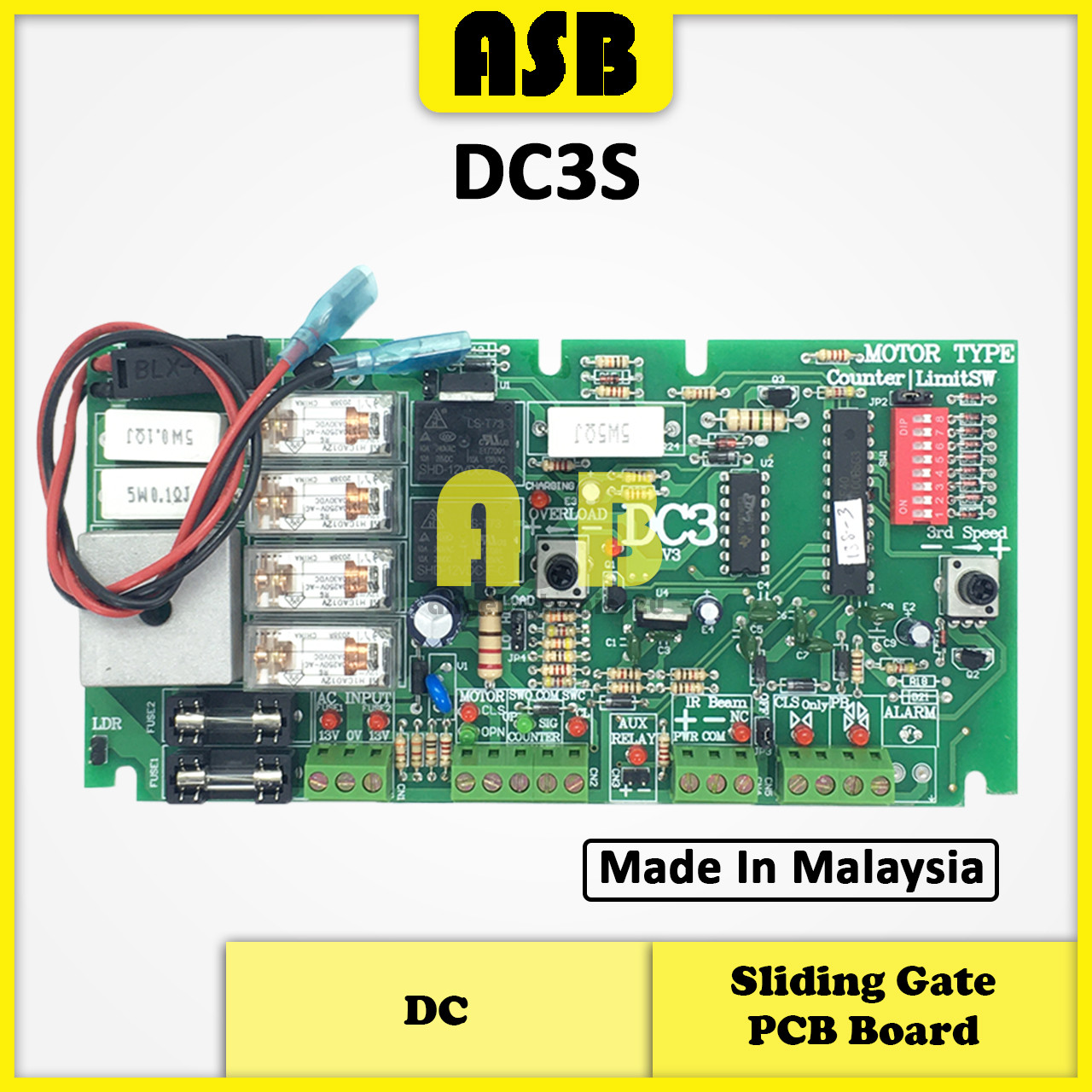 (1pc) Sliding Gate PCB Board ( G-10 / DC3S / BK1 / BK2 / AS5 / EGB-01F ...