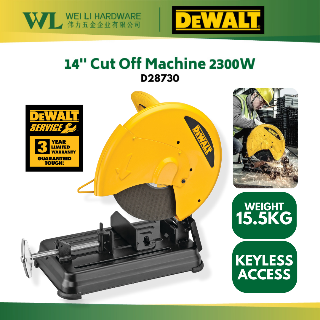 DEWALT Original D28730 14'' Cut Off Machine 2300W (3Year Warranty ...