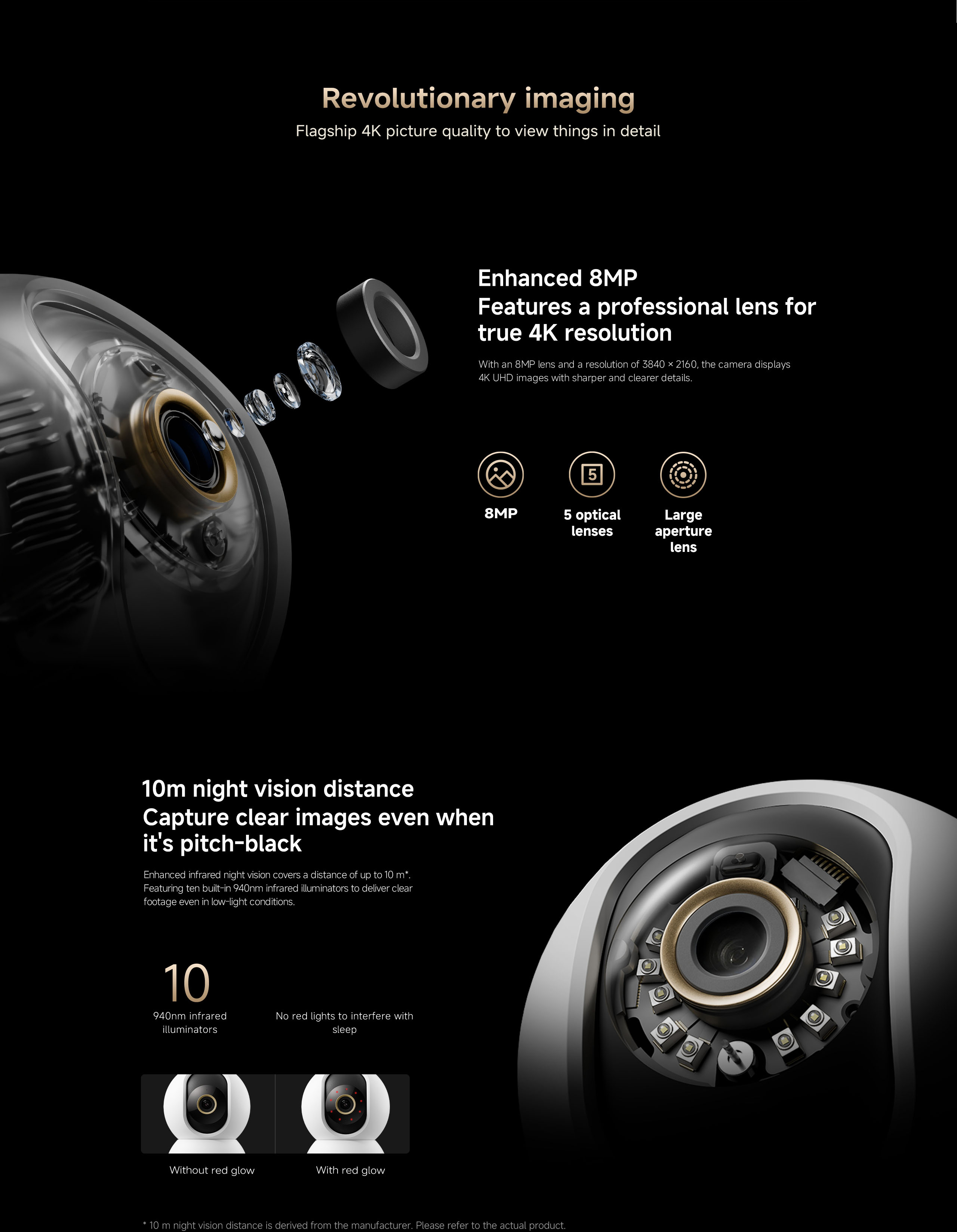 Xiaomi Smart Camera C700 4K ultra-HD images/8MP camera/Flagship AI chip ...