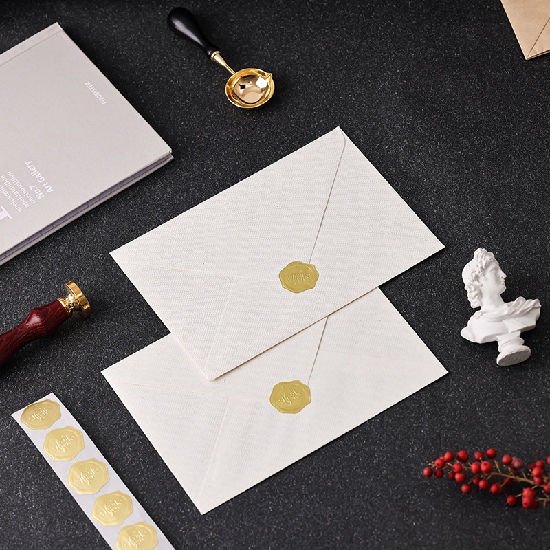 INS Thank You For Your Order Stickers Kraft Paper Gift Wrapping Parcel ...