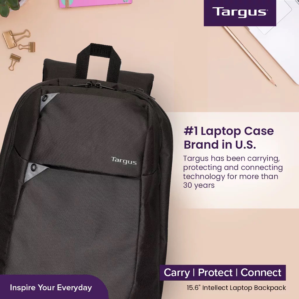 Targus 15.6" Intellect Laptop Backpack - TBB565 | Shopee Malaysia