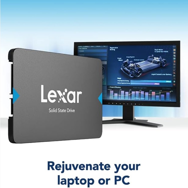 Lexar® NS100 2.5” SATA III (6Gb/s) SSD 2TB 1TB 512GB 256GB SOLID STATE ...