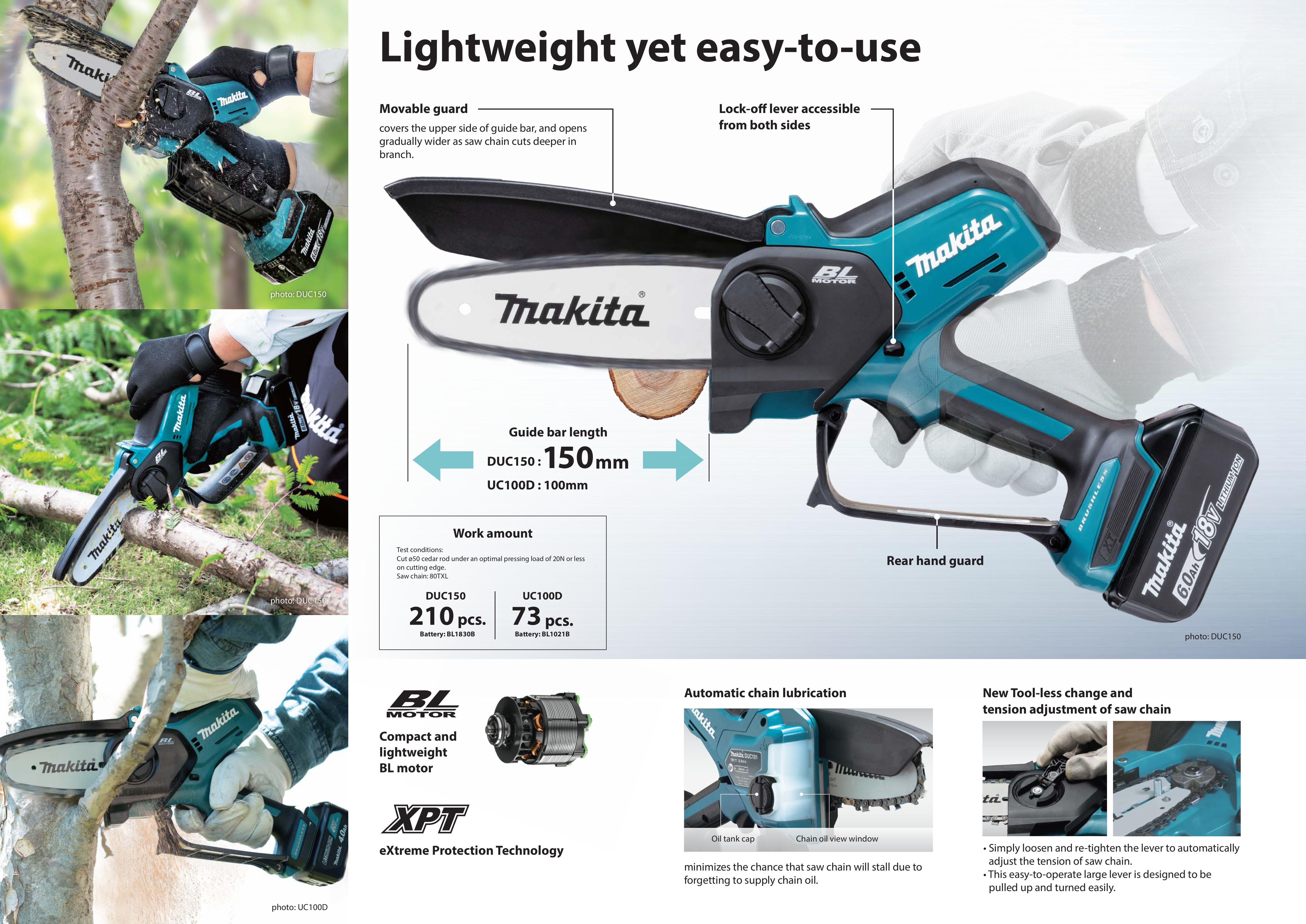 COLSON MAKITA DUC101Z 100 mm (4") 18V Cordless Pruning Saw Solo ...