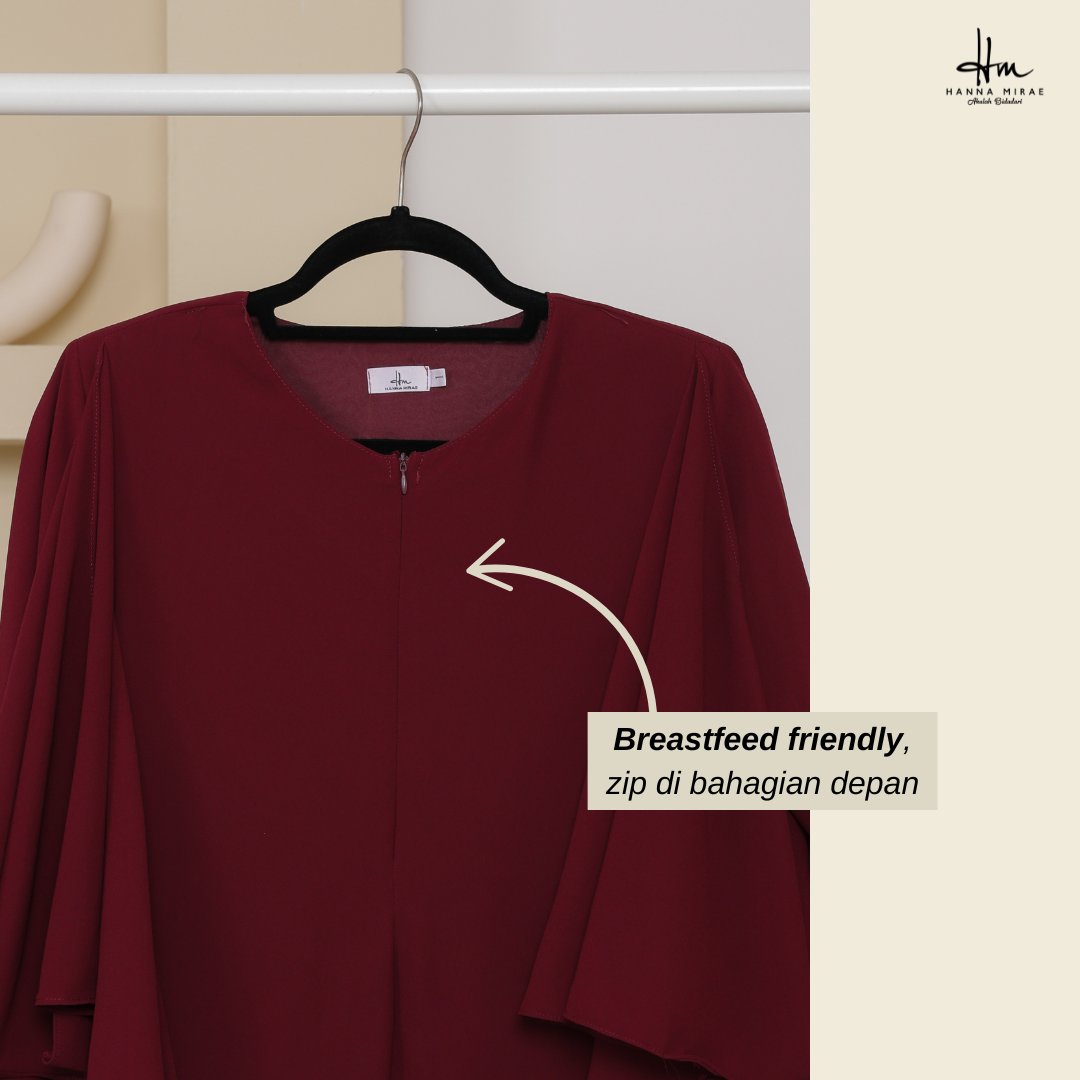 [FAST SELLING] Hanna Mirae Inara Syarie Jubah Chiffon Design Moden FREE ...