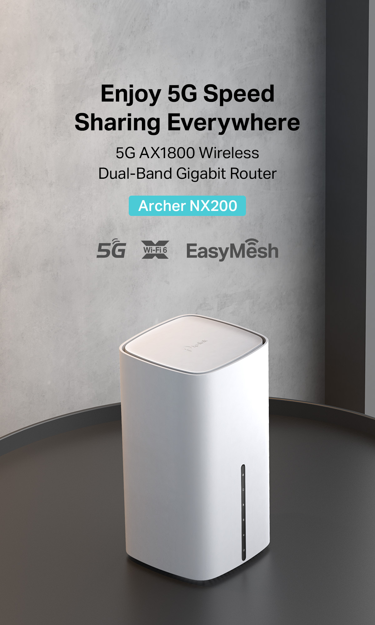 TP-Link Archer NX200 AX1800 5G WiFi 6 Router Wireless Dual Band Gigabit Ports Support Easymesh ...