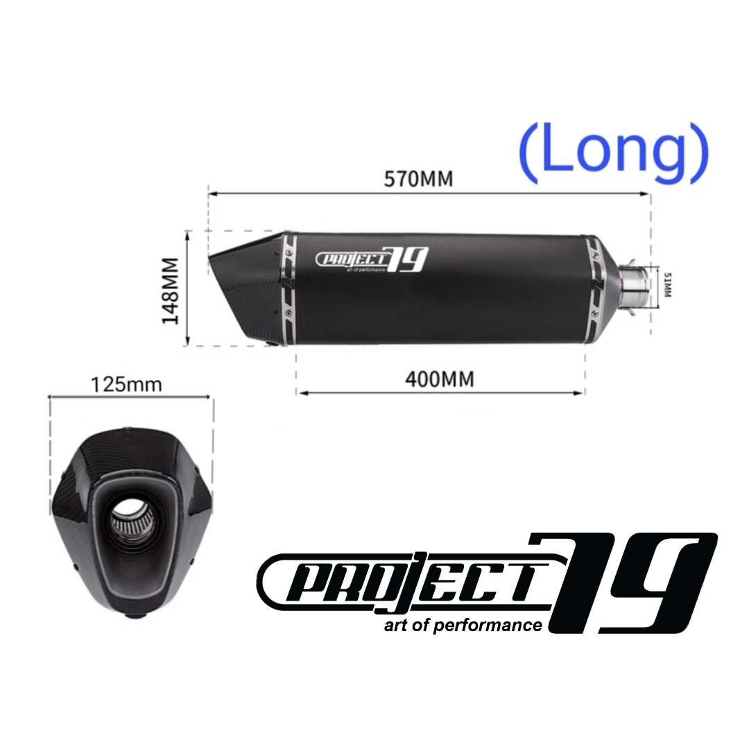Project79 Exhaust MAXSYM TL508 Ekzos Full System Tabung Muffler ...
