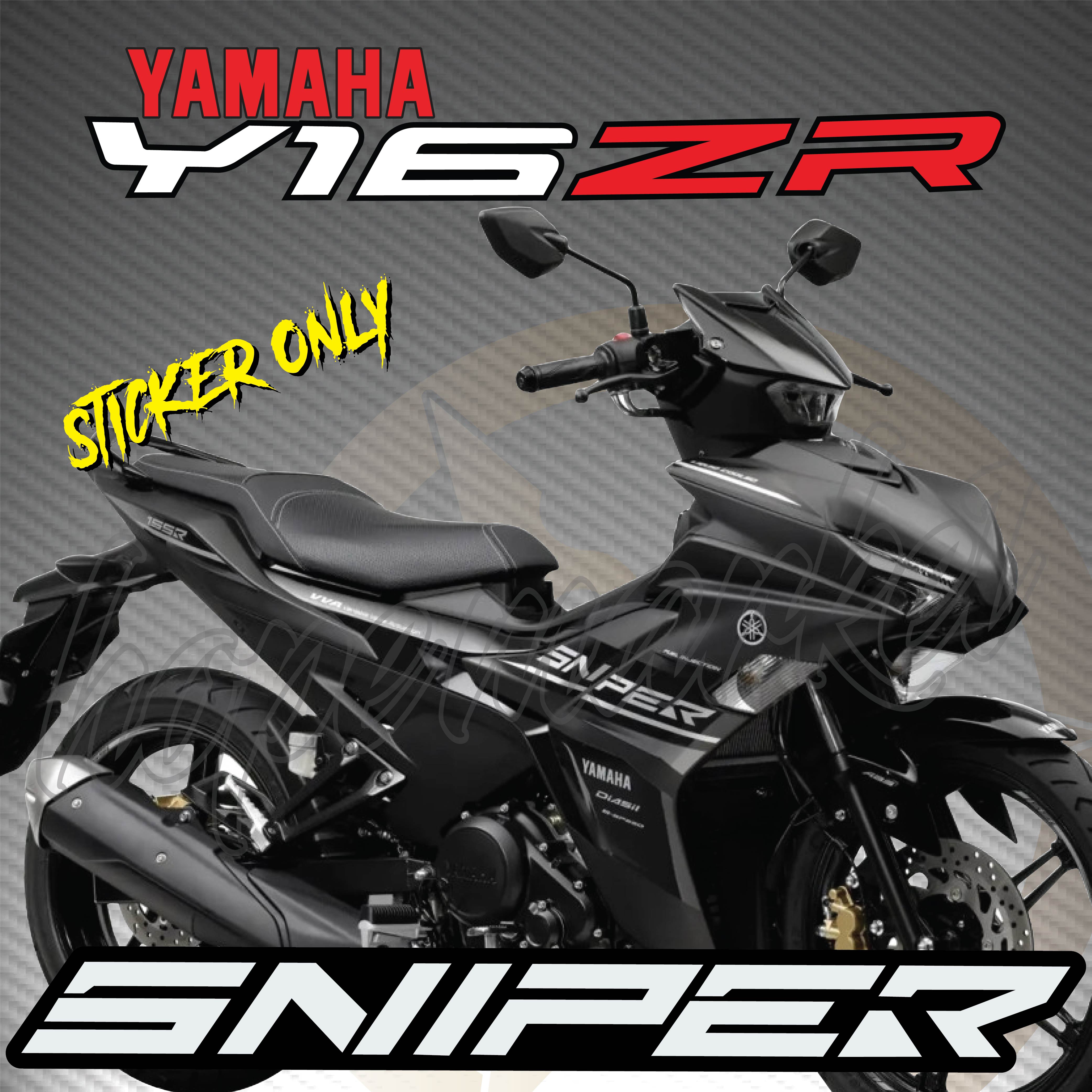 STRIPE MOTOR YAMAHA Y16ZR Y16 V2 ABS SNIPER PH (83) CUSTOM BODY STICKER ...