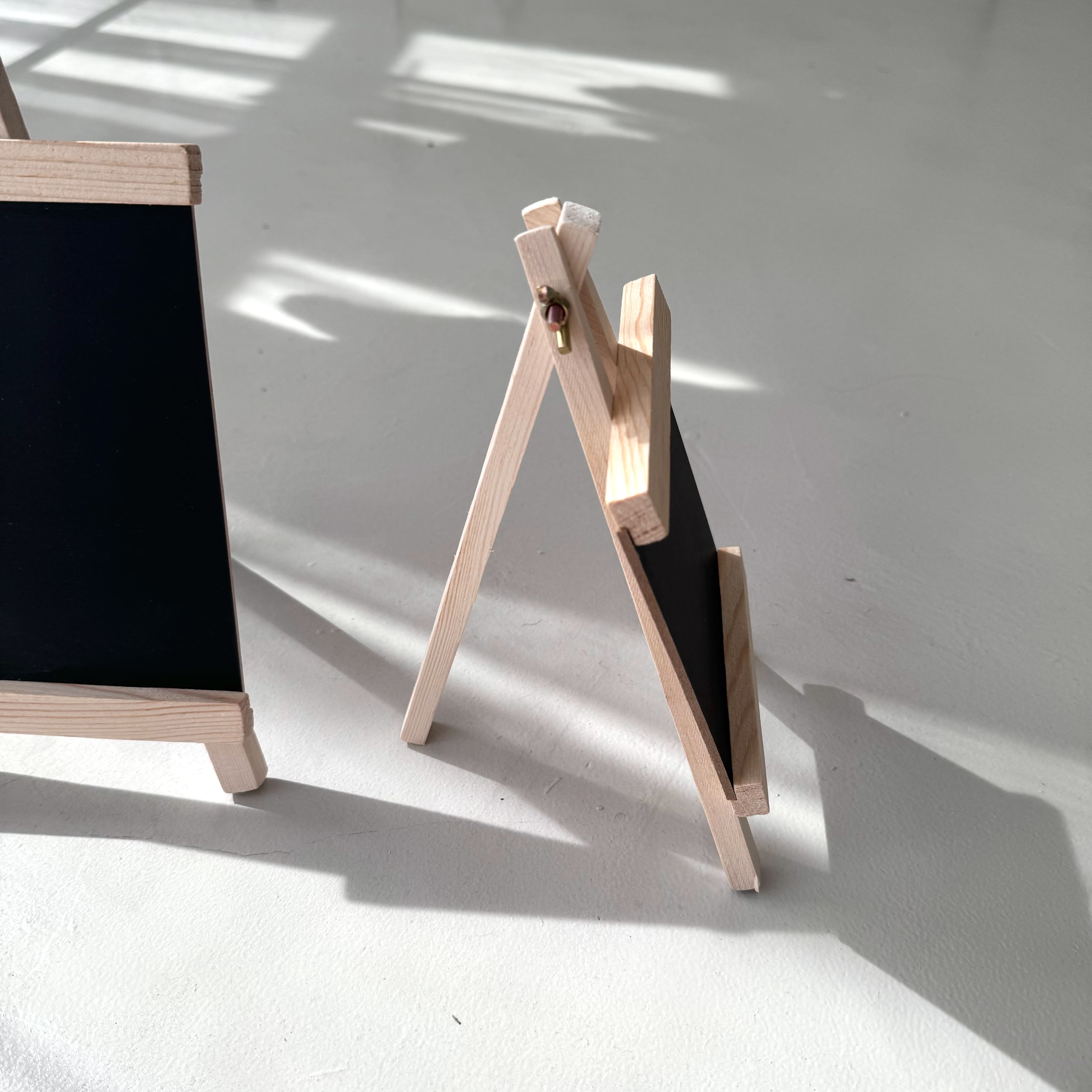 [Ready Stock](12*23/16*29)cm Mini Blackboard with Easel Stand/ Massage ...