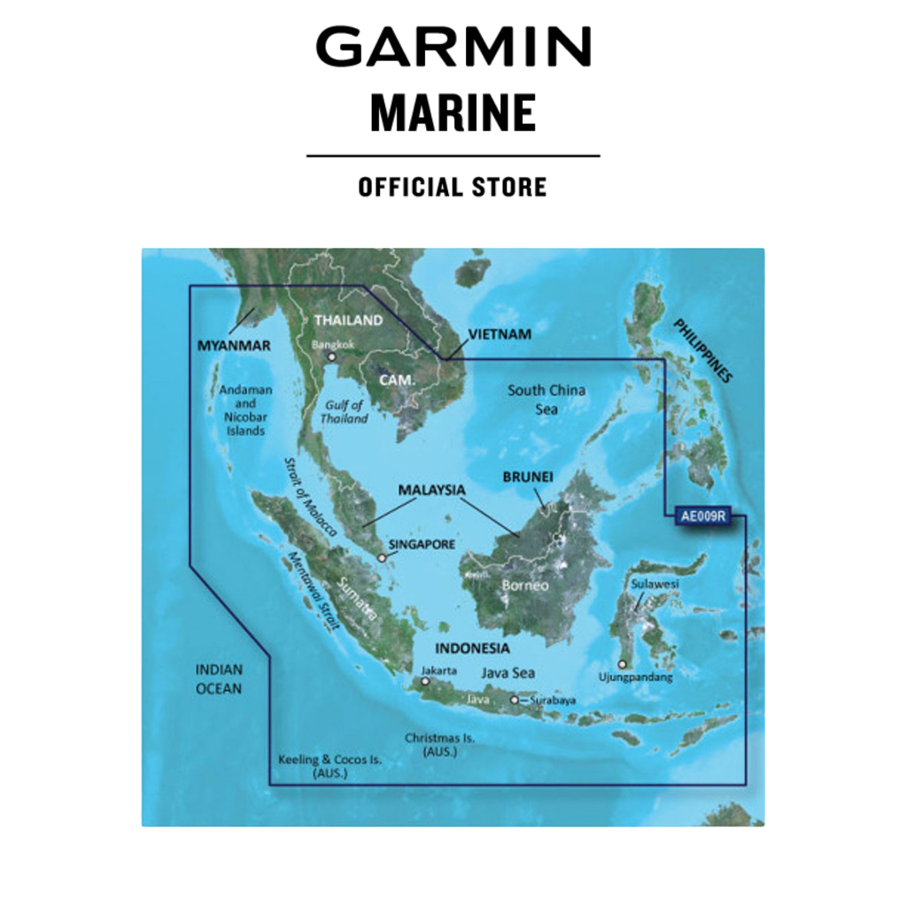 Garmin G3 Bluechartmap (HXAE009R) Sin/Mal/Indonesia - Preprogrammed ...