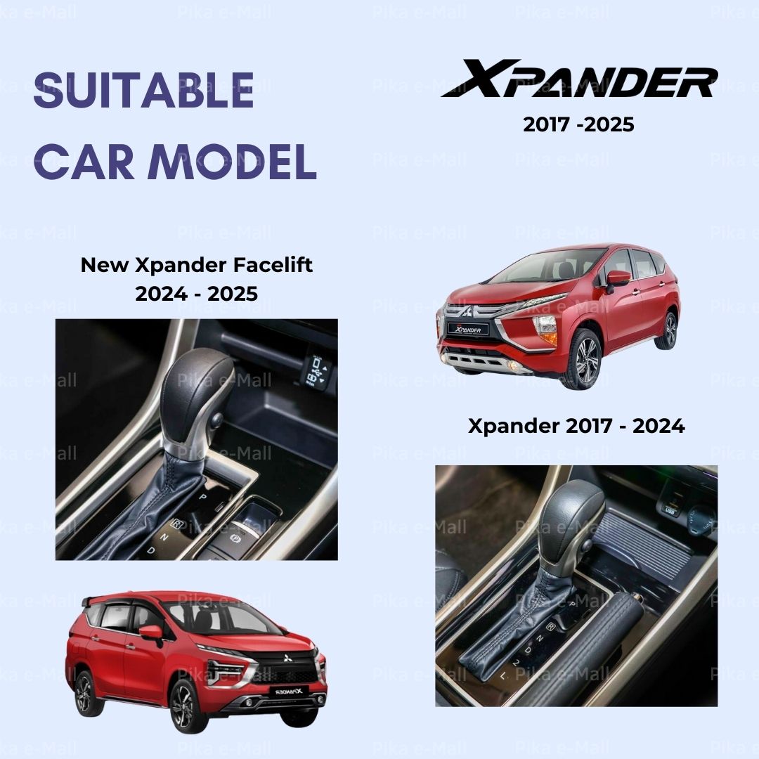 Mitsubishi Xpander 2017-2025 Gear Cover Handbrake Cover Leather Xpander ...
