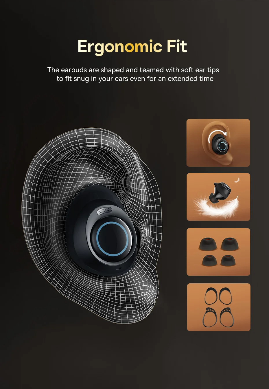 Baseus Bowie MA10/MA10 Pro ANC Wireless Earphone Bluetooth 5.3 48dB ...