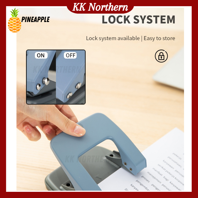 PINEAPPLE Heavy Duty 2-Hole Paper Punchers Metal Punch Big Small Office ...