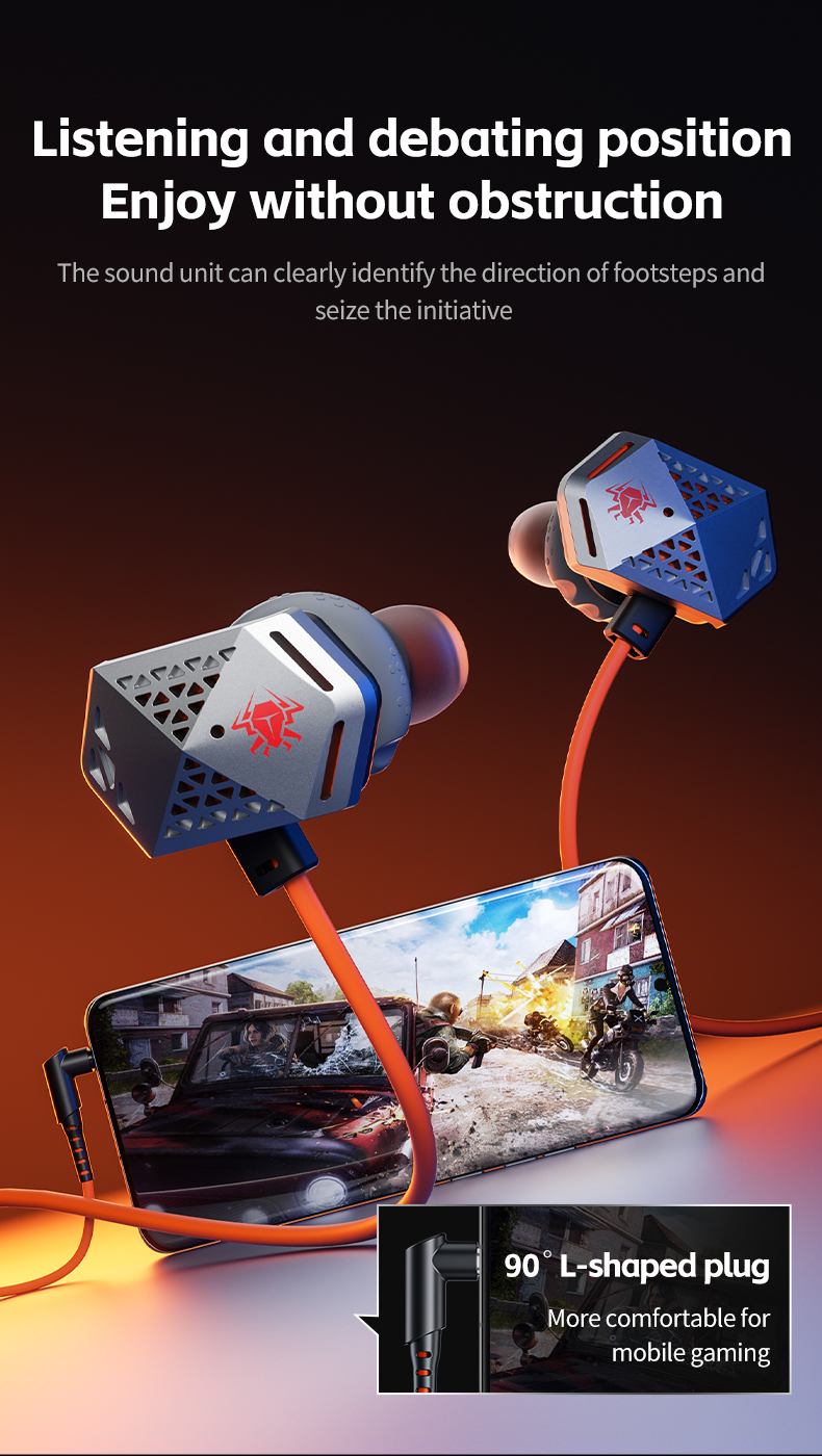 Plextone M416 Gaming Type-C Adapter Earphone with Microphone and Volume ...