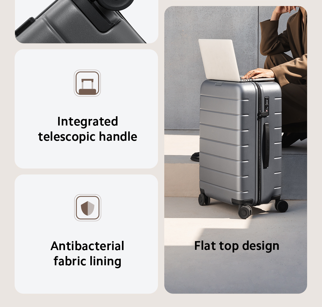 Xiaomi Luggage Classic Pro | 20/24/26/28 Inches | Anti-Burst Zip ...