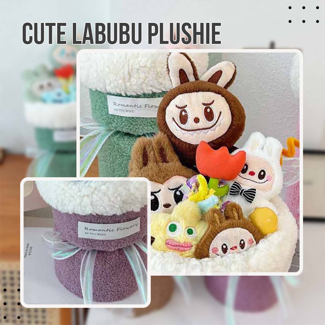 ⭐Moo Baby Labubu Bouquet Labubu Flower Graduation Bouquet Convo Hadiah ...