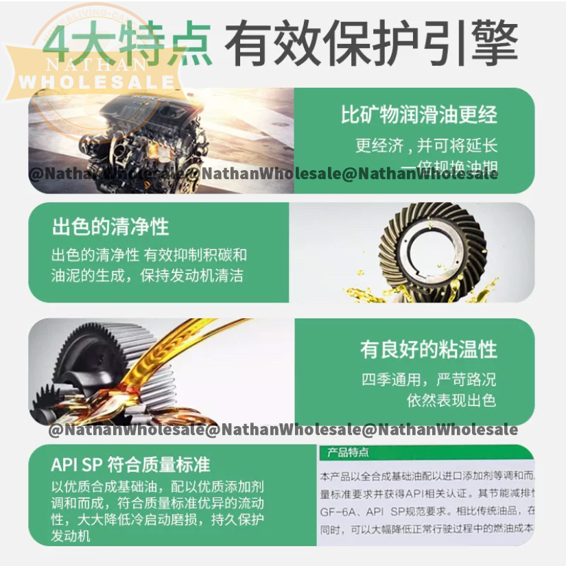 CHIEF Car Engine Oil Fully Synthetic SP Grade 5W-40 Premium Engine Oil ...