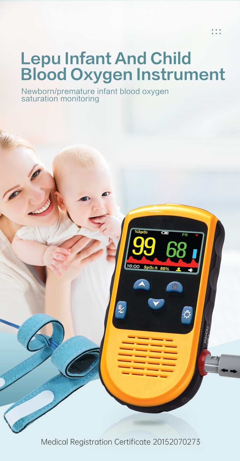 Lepu Medical Handheld Pulse Oximeter Analyzer Infant Adult Pediatric ...