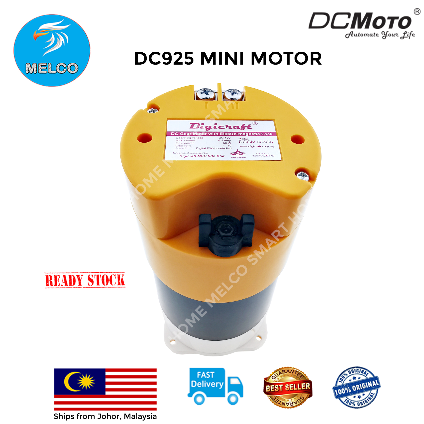 DCMoto DC925 GFM925 Mini Motor, Autogate Motor | Shopee Malaysia