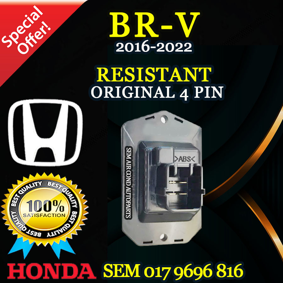 HONDA BR-V 2016-2022 YEAR ORIGINAL 4 PIN RESISTANT/ RESISTAN/ BLOWER ...