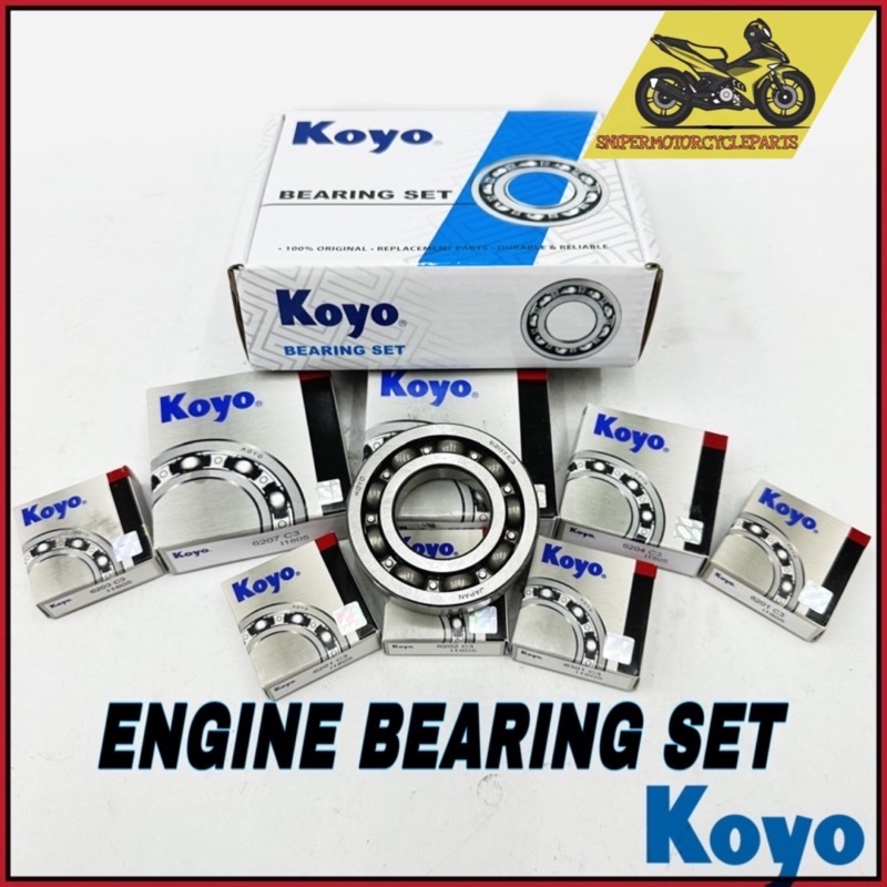 KOYO C3 ENGINE BEARING SET EX5 DREAM LC135 Y15Z RS150 Y16 VF3 Y15 SRL ...
