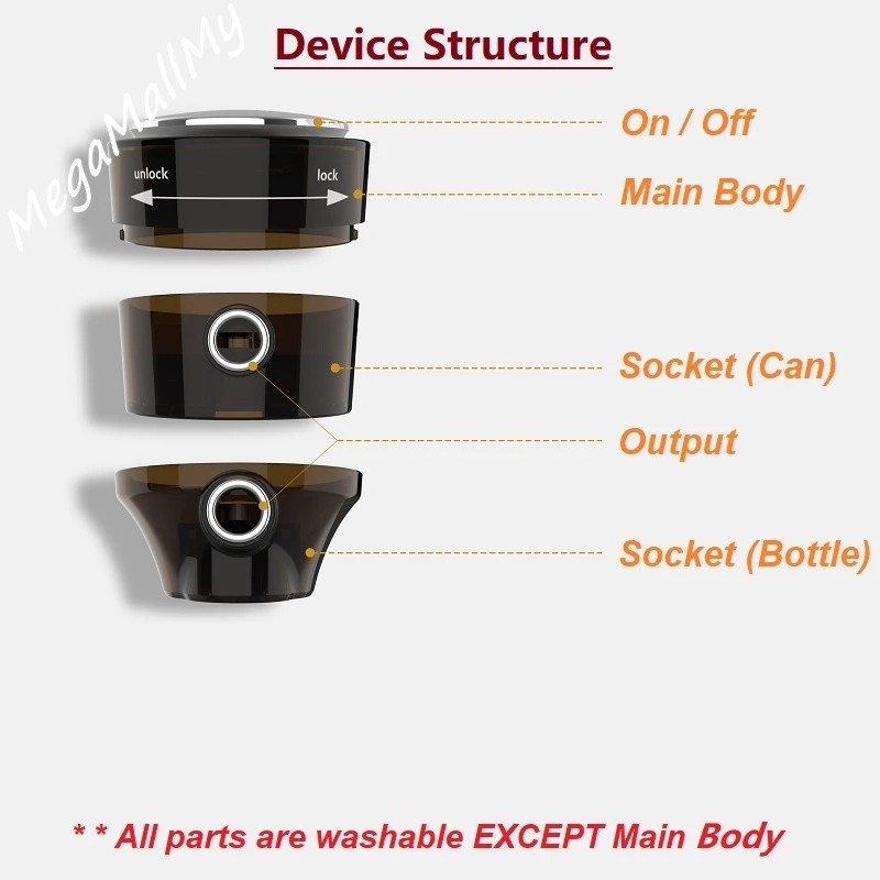 [Ready Stock]Beer Foamer 2-in-1 Portable Ultrasonic Beer Bubbler Beer ...