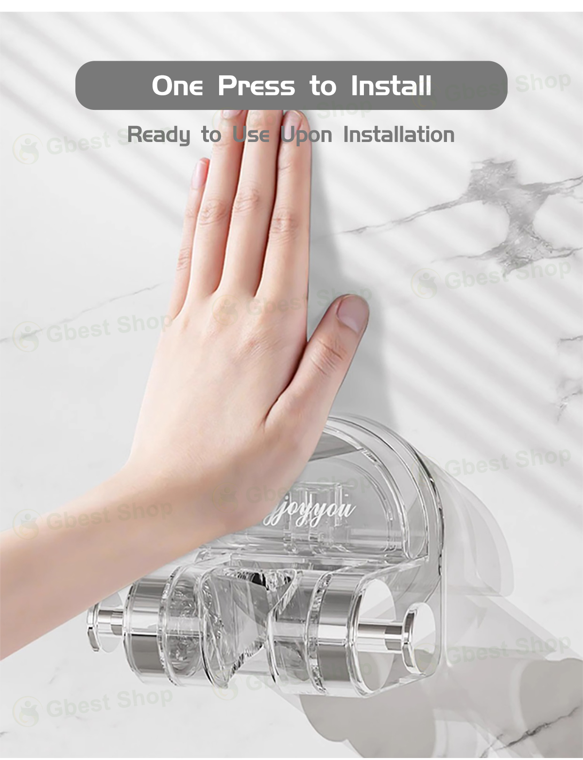 Nordic shower head holder Showerhead Bracket No Punching Suction Cup ...