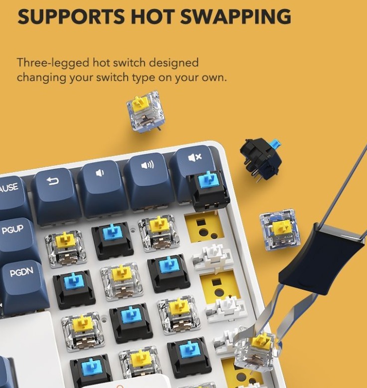 AIGO DarkFlash GD100 Milk Brown Brown Sugar Starry Blue Wireless ...