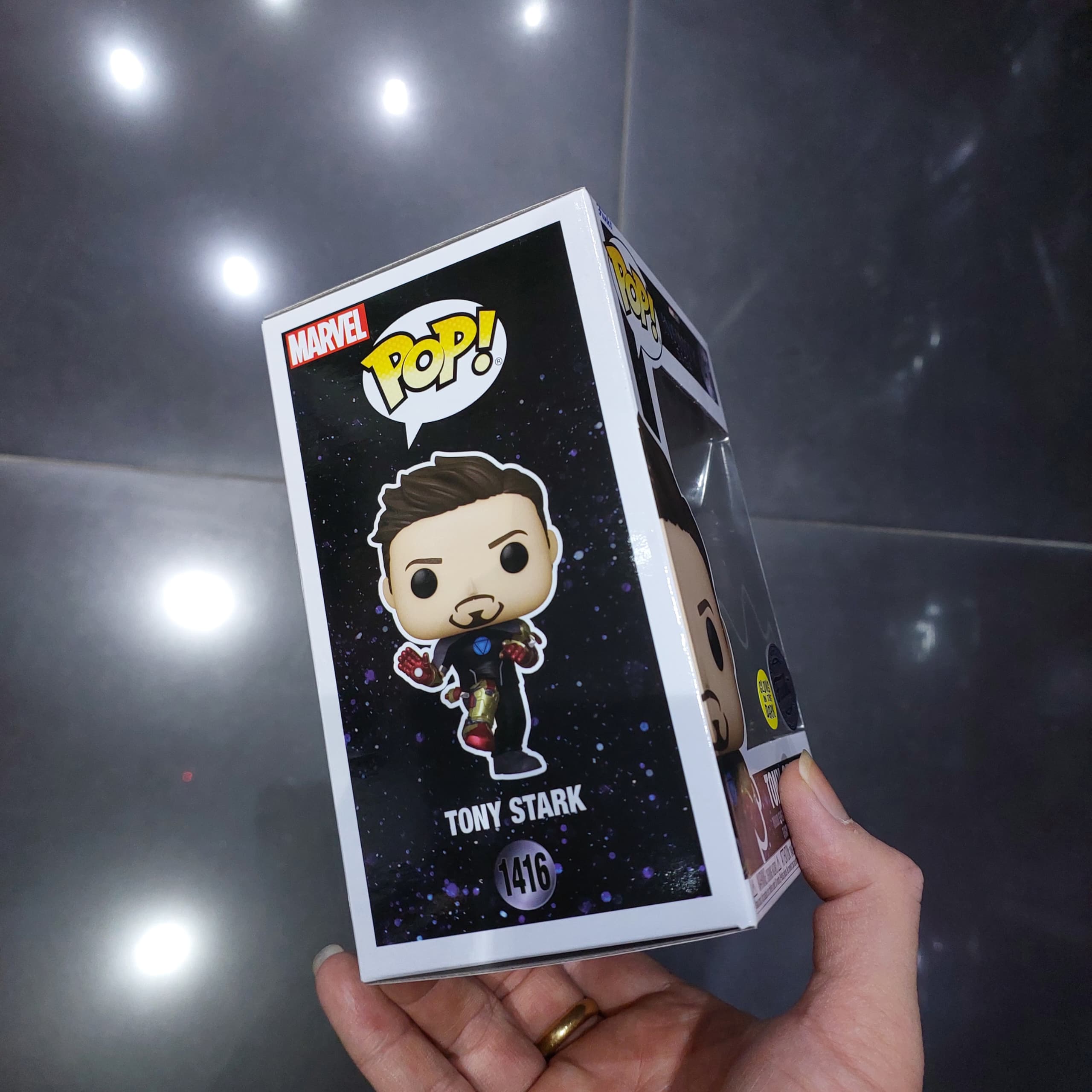 Funko Pop Tony Stark 1416 Marvel Infinity Saga Iron Man Bobble Head ...