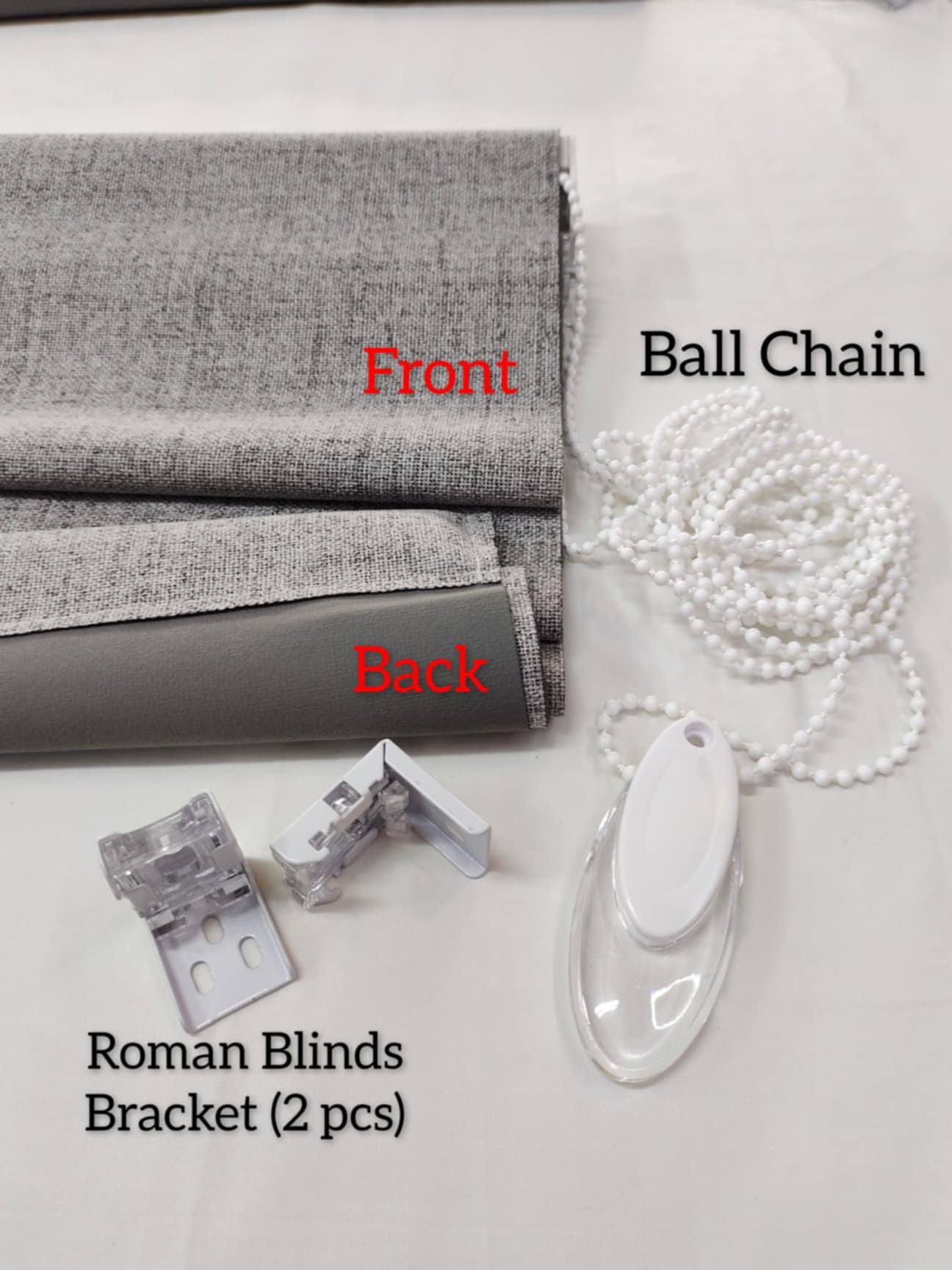 [100％ Blackout] Premium Roman Blinds /Bidai Tingkap/Curtain Roman ...