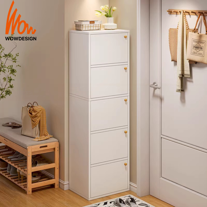 Shoes Cabinet Shoe Rack With Door Rak Kasut Bertutup Wooden Shoe ...