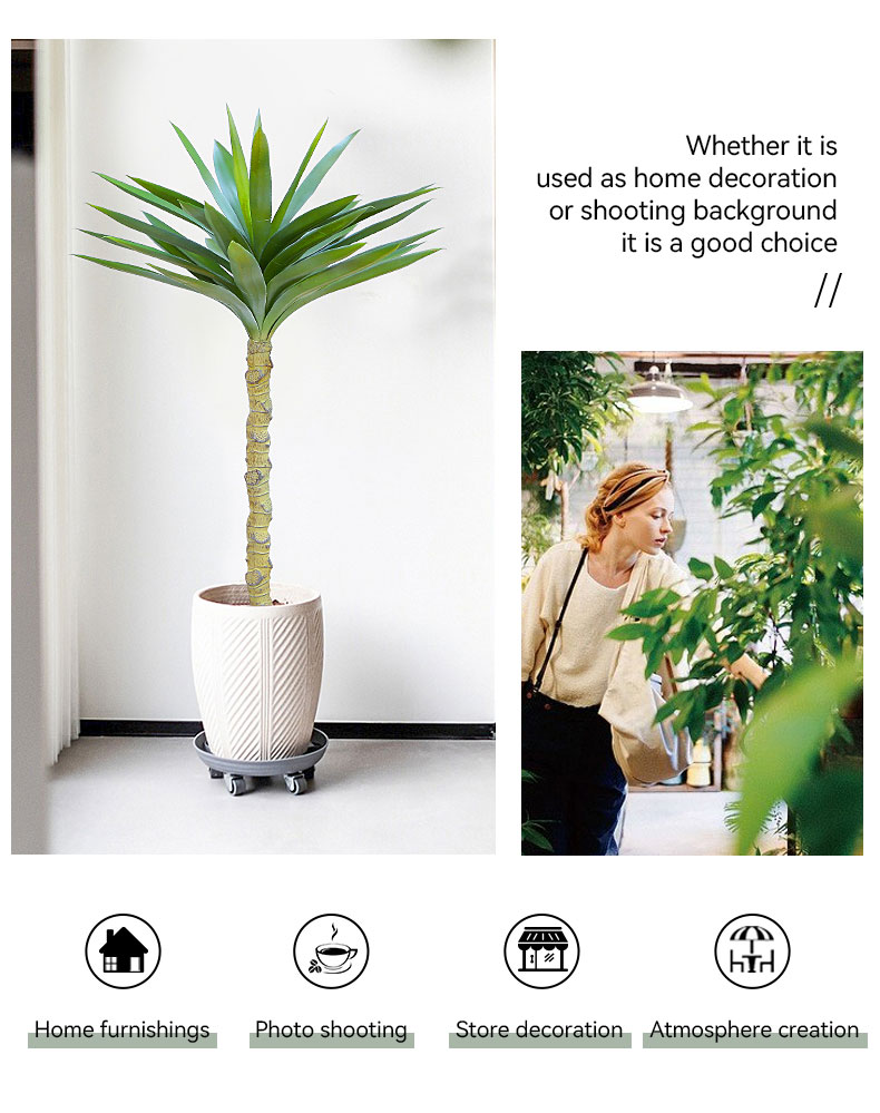 Nordic Artificial Plants Simulation Plant Sisal Tree Potted Plant ...