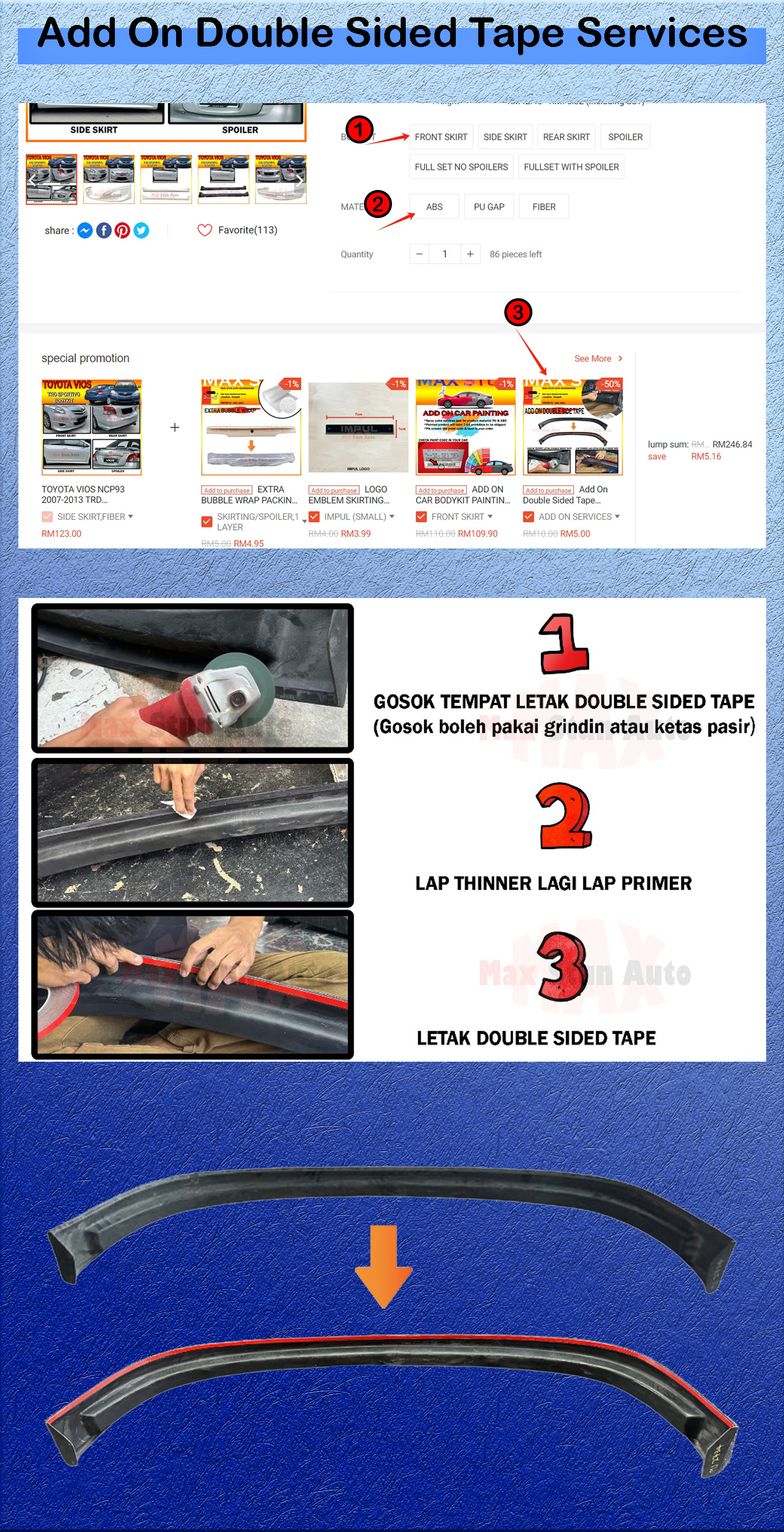 PROTON WIRA / SATRIA CHARGE SPEED FRONT BUMPER (CHARGE SPEED) BUMPER ...