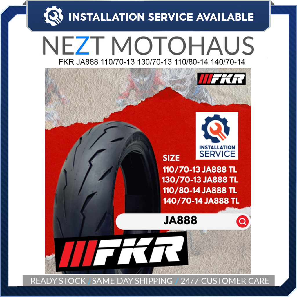 FKR JA888 TAYAR TYRE NMAX NVX XMAX ADV150 ADV160 110/70-13 130/70-13 ...