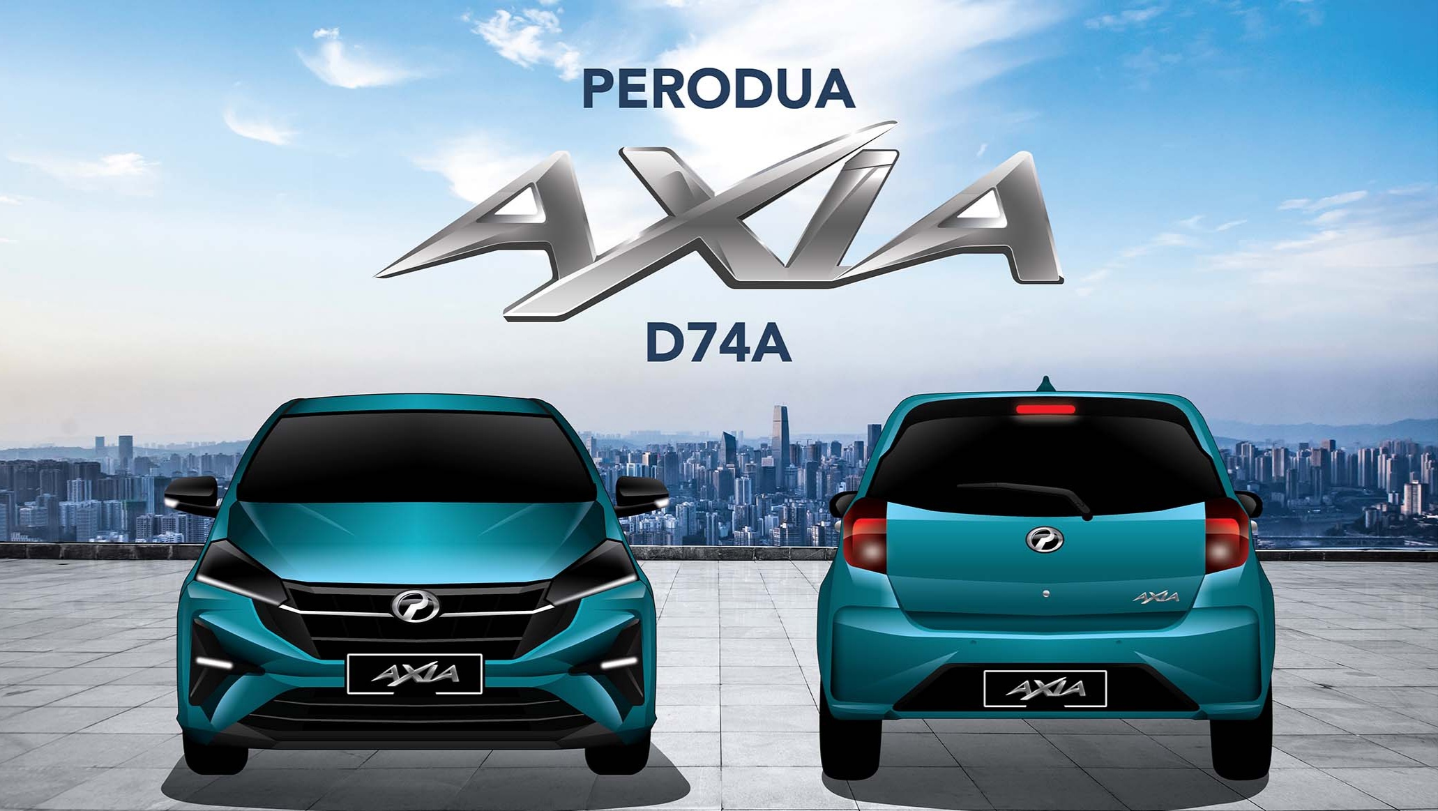 AMAZING PERODUA NEW AXIA 2023-2025 CAR X WORD LOGO EMBLEM FRAME COVER ...