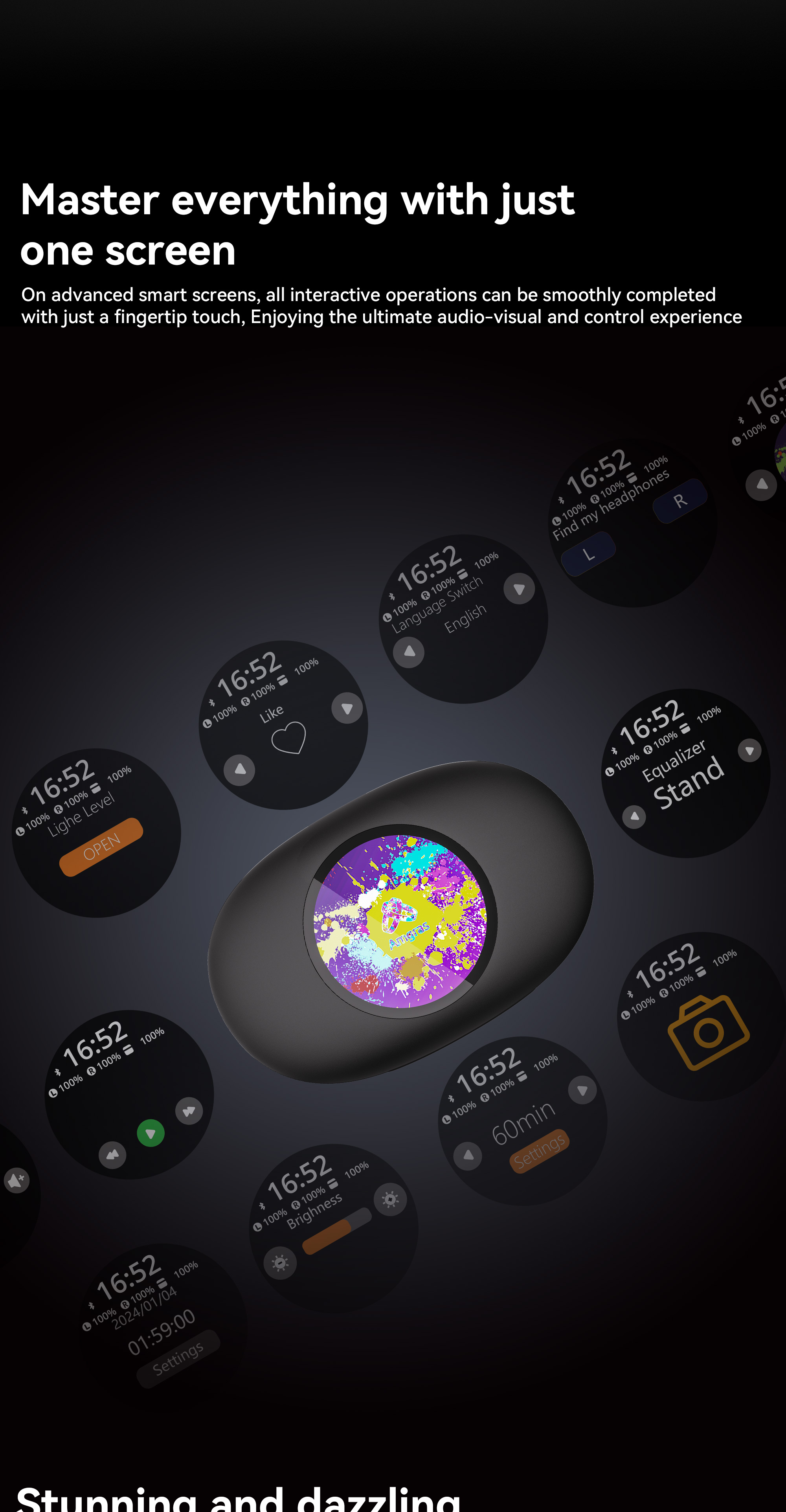 Amgras OpenEcho Ⅵ Ultra Smart earphone bluetooth Air Conduction earbud ...