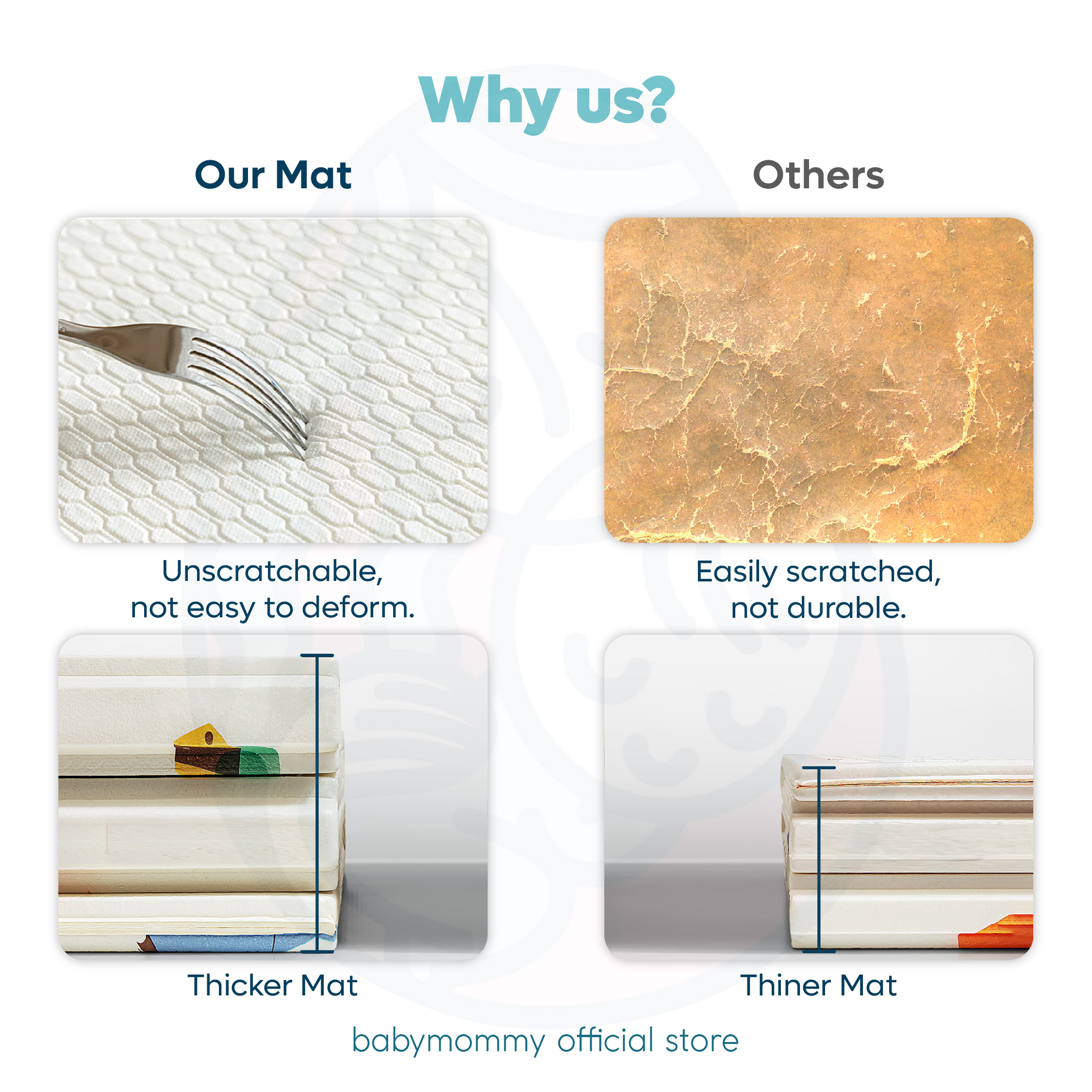 🇲🇾Ready Stock High Quality Foldable / Roll XPE Play Mat 180*200 1.5 CM ...