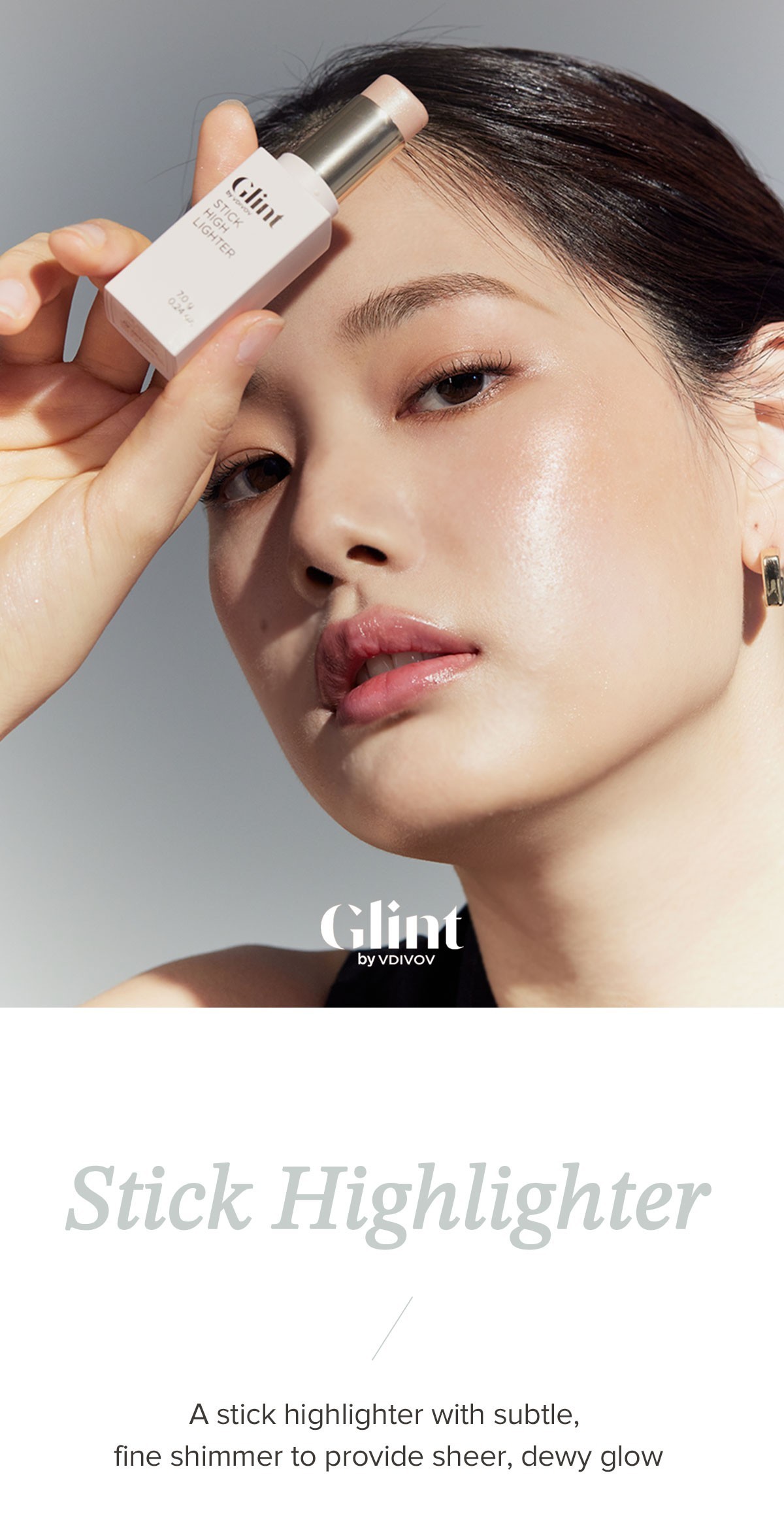 THEFACESHOP Glint Multi-Use Stick Highlighter & Sheer Bronzer Stick 7g ...