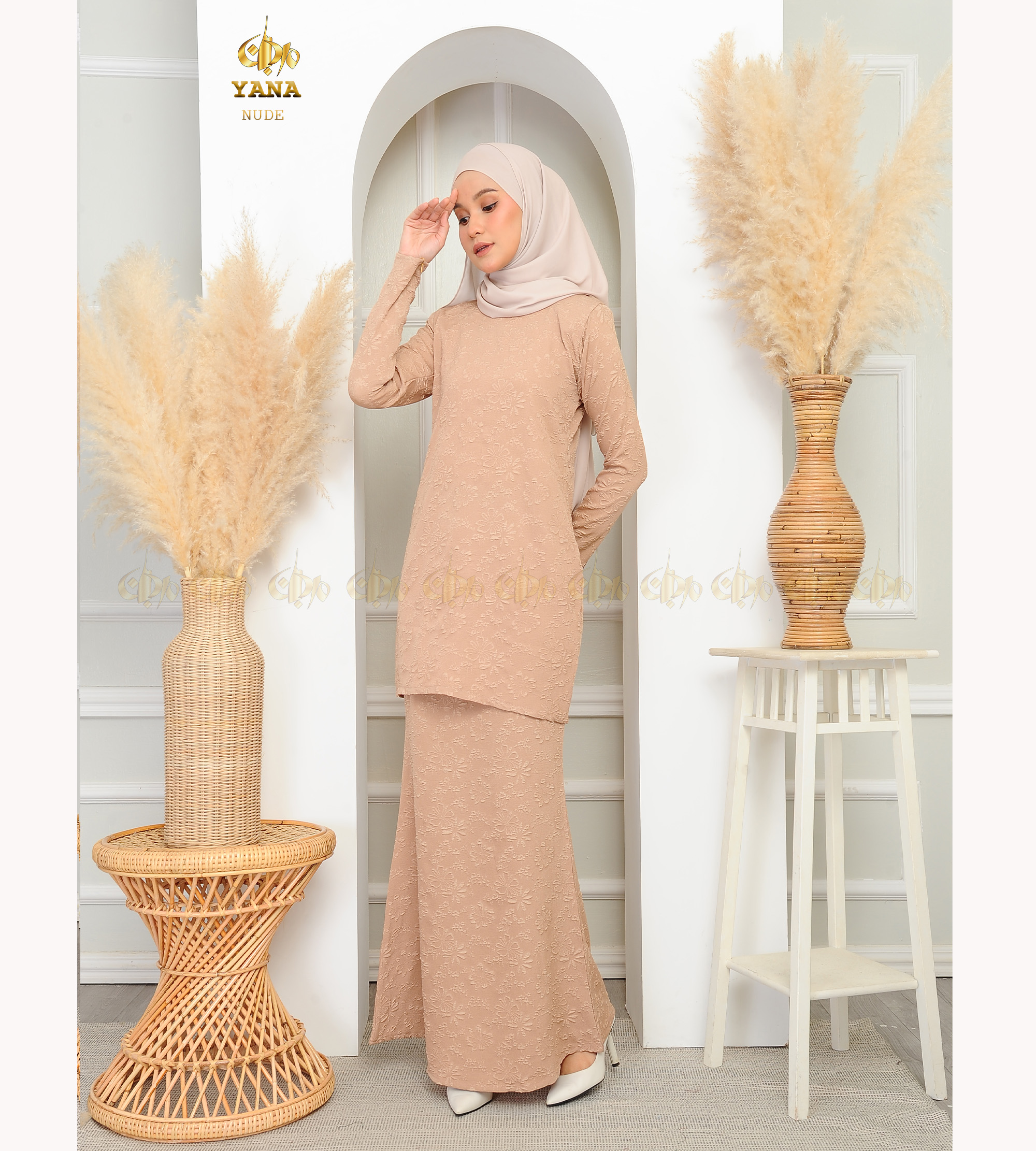 BAJU KURUNG MODERN YANA SNOW FABRIC VIRAL MC134 BY MARJAN | Shopee Malaysia