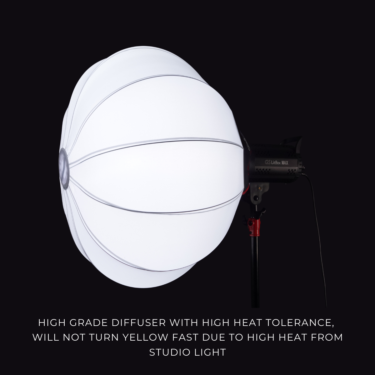 GS Lantern Globe Softbox Easy Fold For LED Light/Studio Flash/Strobe ...