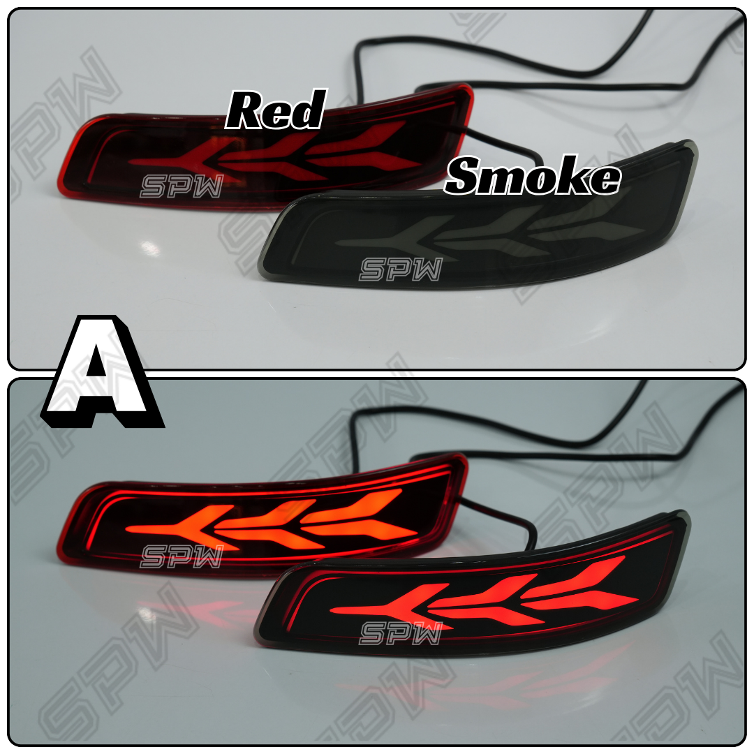 Toyota Corolla Altis (2014-2018) Reflector Rear Bumper LED Dynamic LED ...